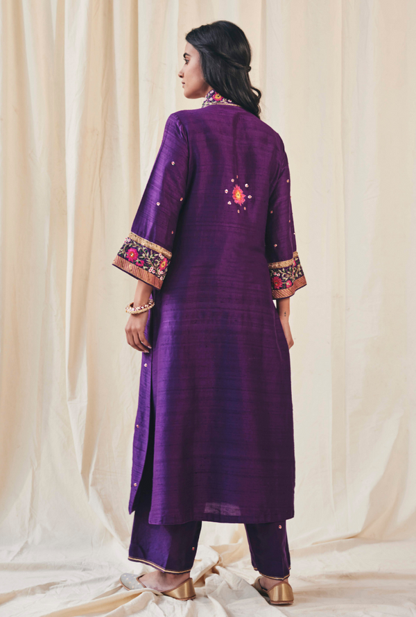 Light Royal Purple Meera Kurta